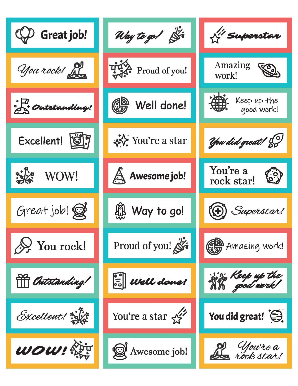 Using Stickers for Intrinsic Motivation & Positive Behavior Reward ...